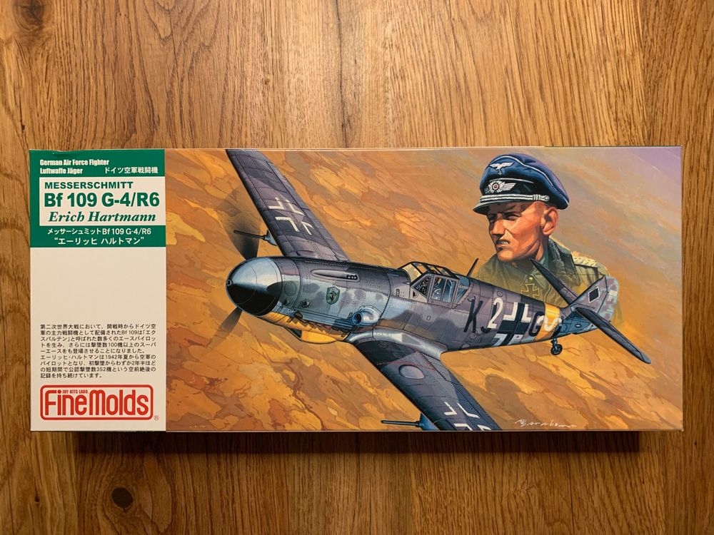 FineMolds Bf 109 G-4/R-6 Erich Hartmann + Mask 1/72 | Kaufen auf Ricardo