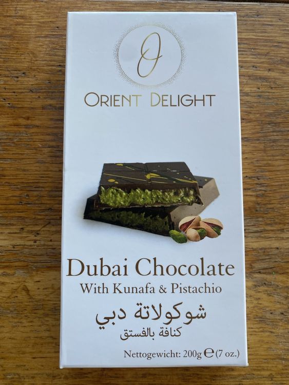 Dubai Chocolate Pistachio & Kunafa 200g made in UAE 🇦🇪 🔥 | Acheter sur ...
