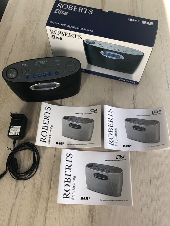 Roberts Elise DAB+/UKW-RDS digital Radio Farbe Schwarz (Gebraucht) in ...