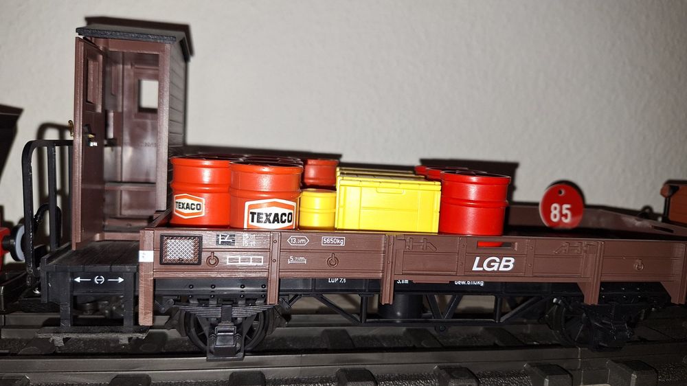 LGB 40124 Niederbordwagen mit Bremserhaus braun | Kaufen auf Ricardo