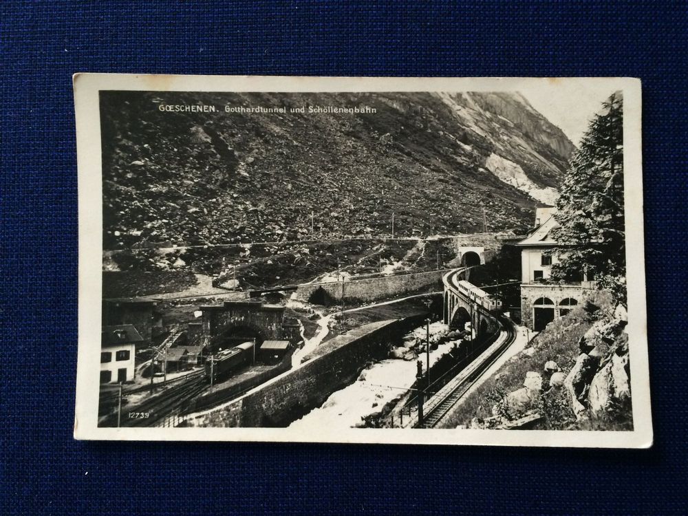 AK Göschenen Gotthardtunnel Schöllenenbahn Cartolina carte | Kaufen auf ...