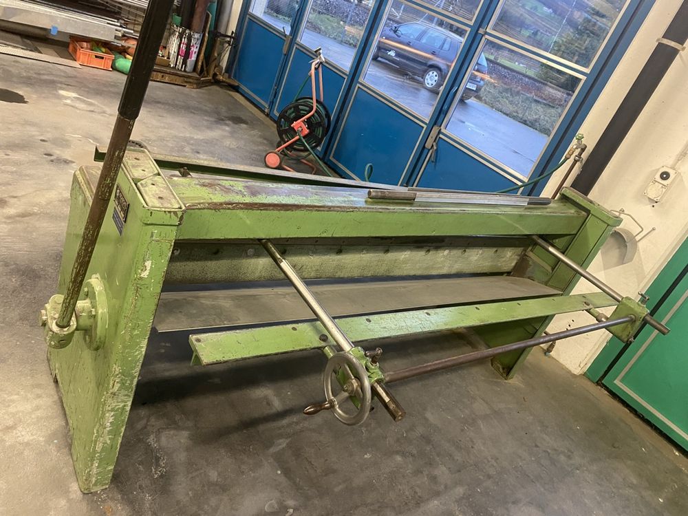 Profi Schlagschere Tafelschere Blechschere 2,0m Schechtl | Kaufen auf ...