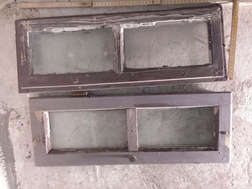 2x Kleine Altes Kellerfenster Dekorations Fenster Lucken (Gebraucht) in ...