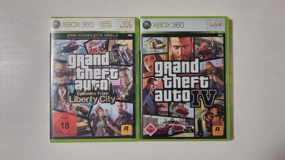 Grand Theft Auto Liberty City und GTA4 Xbox 360 Spiele | Kaufen auf Ricardo