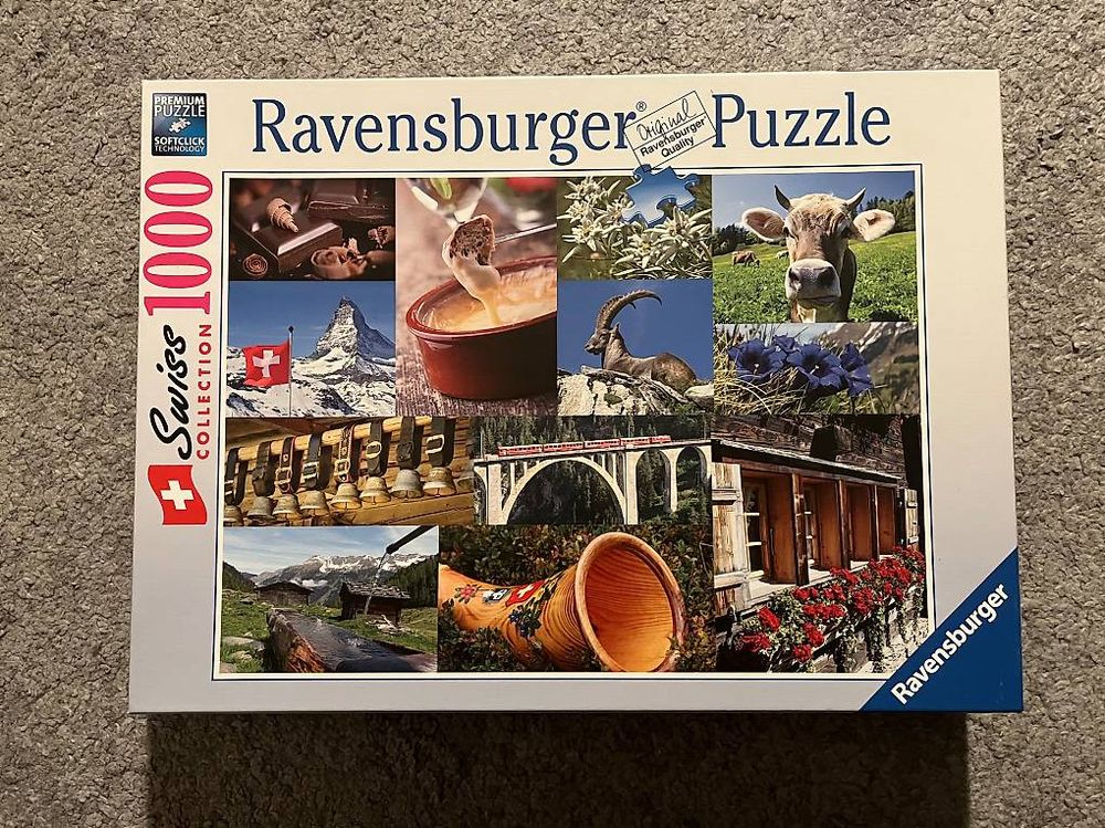 Ravensburger Puzzle Swiss Collection (Gebraucht) in Uznach für CHF 5 – nur Abholung auf Ricardo ...