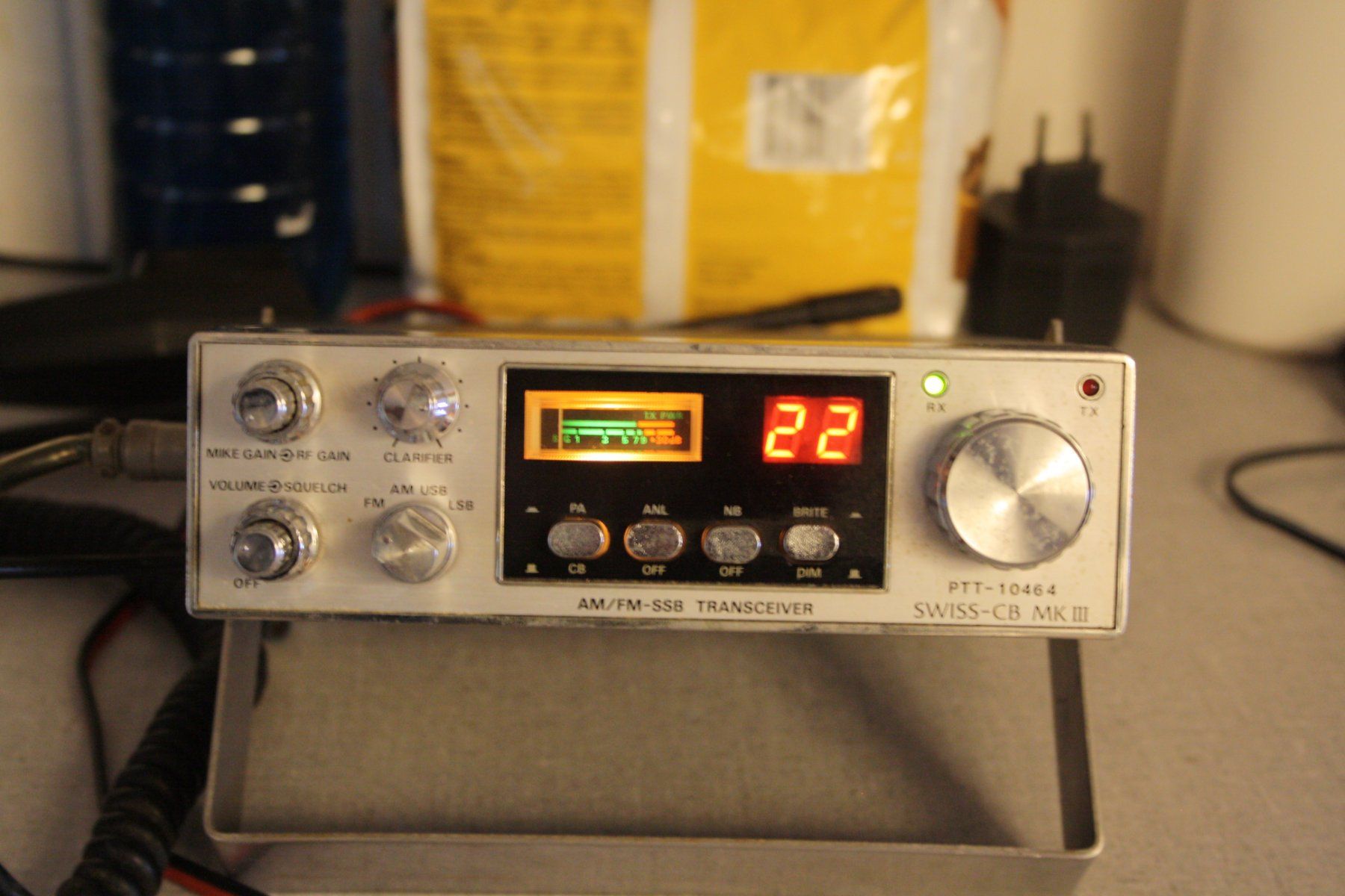 CB FUNKGERÄT PTT -10464 SWISS CB MKIII FUNKSTATION AUTOFUNK (Defekt) in ...