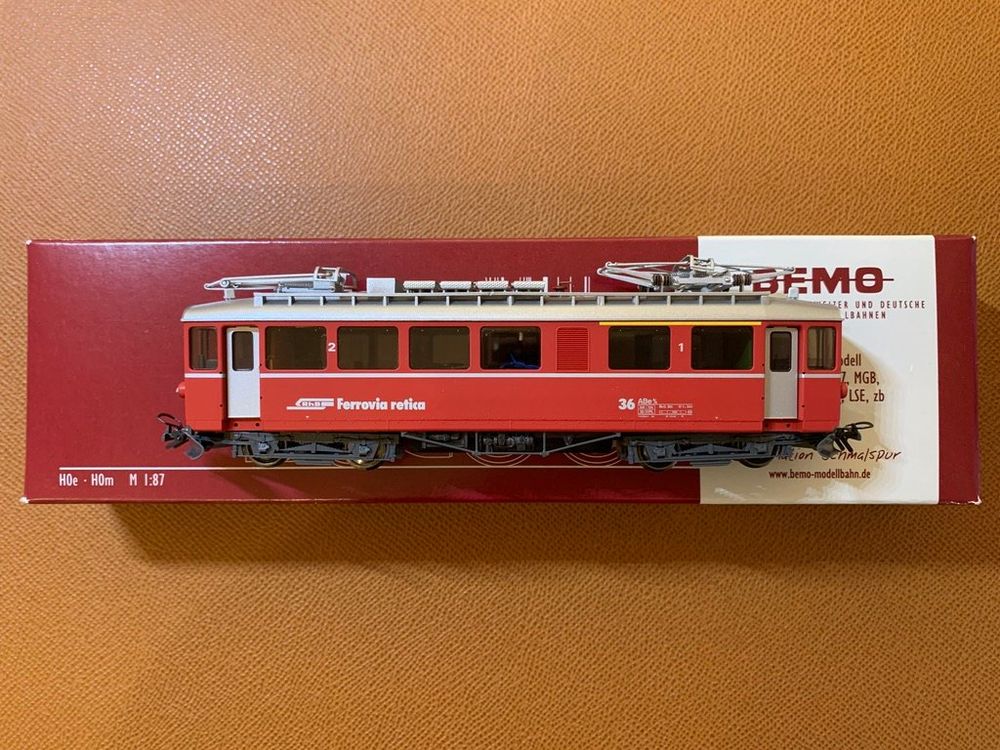 Bemo H0m 1368156 ABe 4/4 36 RhB DC-Digital (Neu und originalverpackt ...
