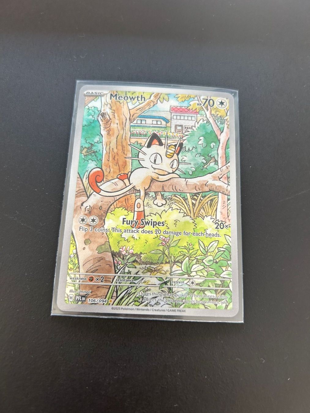 Meowth - Fantasmal flames - Art rare - english (Gebraucht) in St-Légier ...