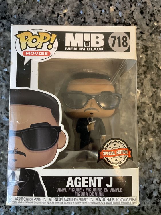 Funko Pop! Movies MIB Agent J #718 - Special Edition! (Neu und ...