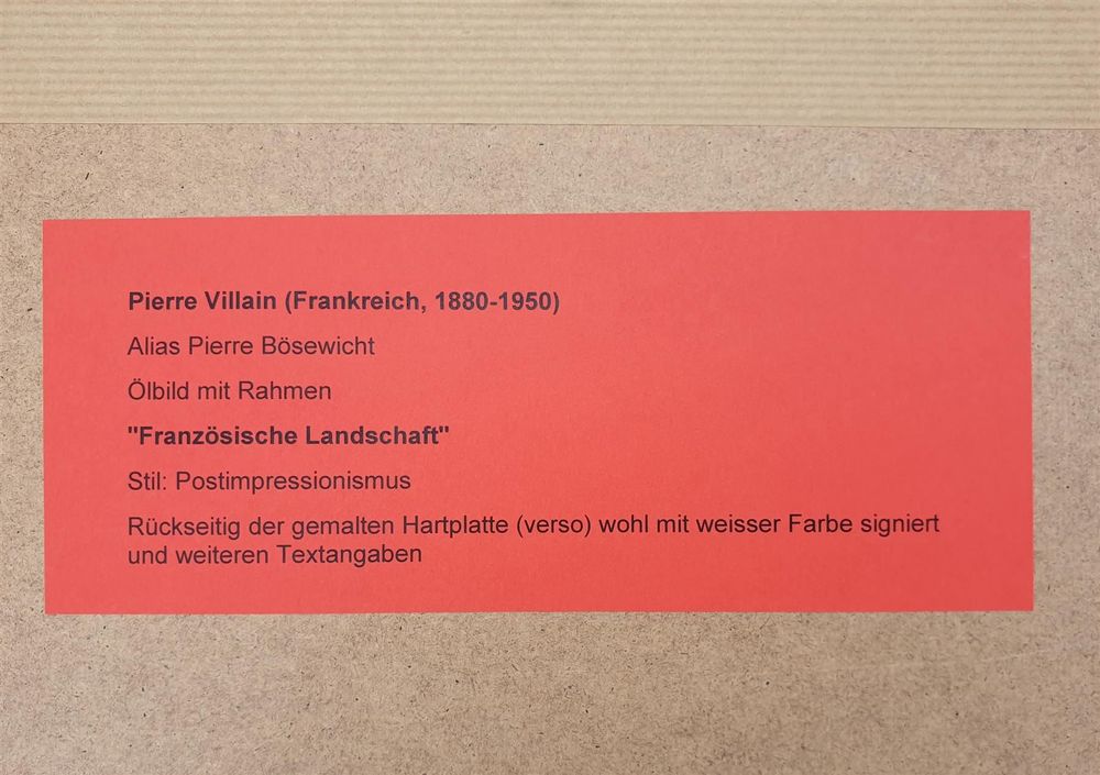 Pierre Villain Impressionnisme peinture | Acheter sur Ricardo