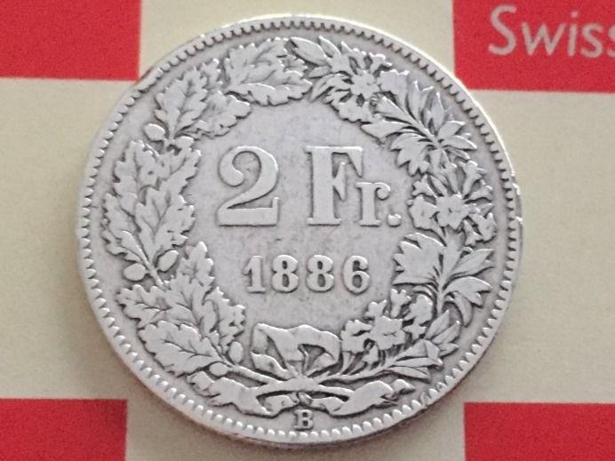 2 Franken 1886 ss, nur 1,0 Mio! (Gebraucht) in Elsau für CHF 11 – mit Lieferung auf Ricardo kaufen