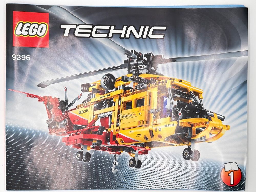 Lego 9396 Technic Hélicoptère, 1056 pièces | Kaufen auf Ricardo