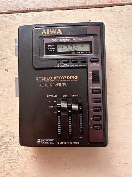 Walkman AIWA HS J470 (Gebraucht) in Baden für CHF 60 – mit Lieferung auf Ricardo kaufen