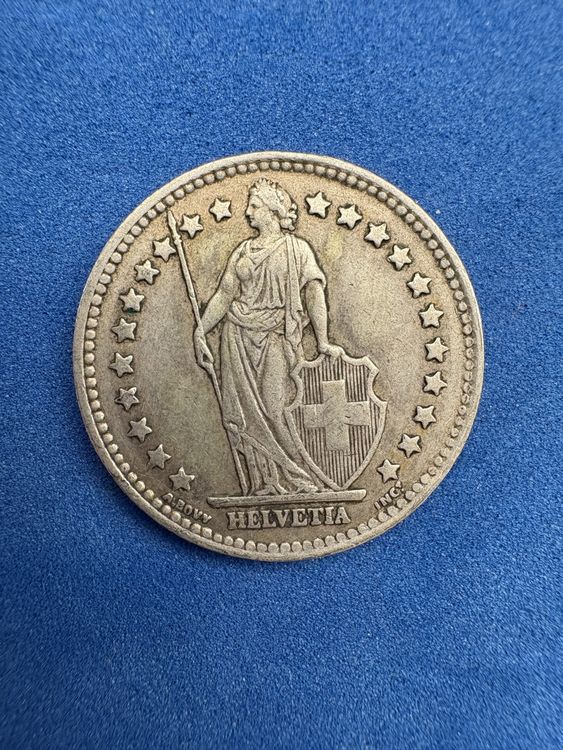 Pièce rare de 1 franc suisse 1946, vintage de collection (D'occasion) à Carouge GE pour CHF 5 ...