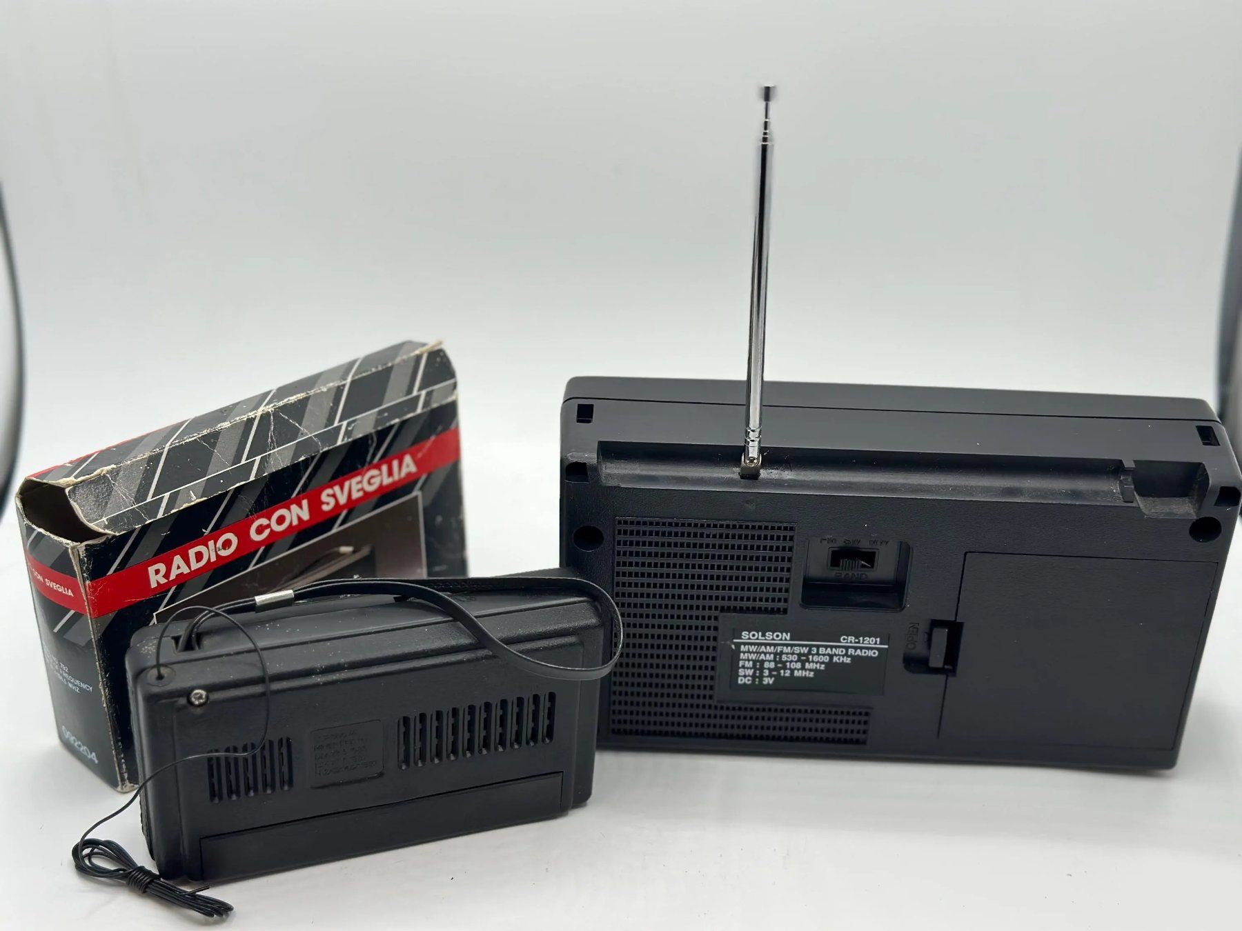 2 RADIO of 1990! Sveglia & Solson +Test OK! FM/Transistor (Gebraucht ...