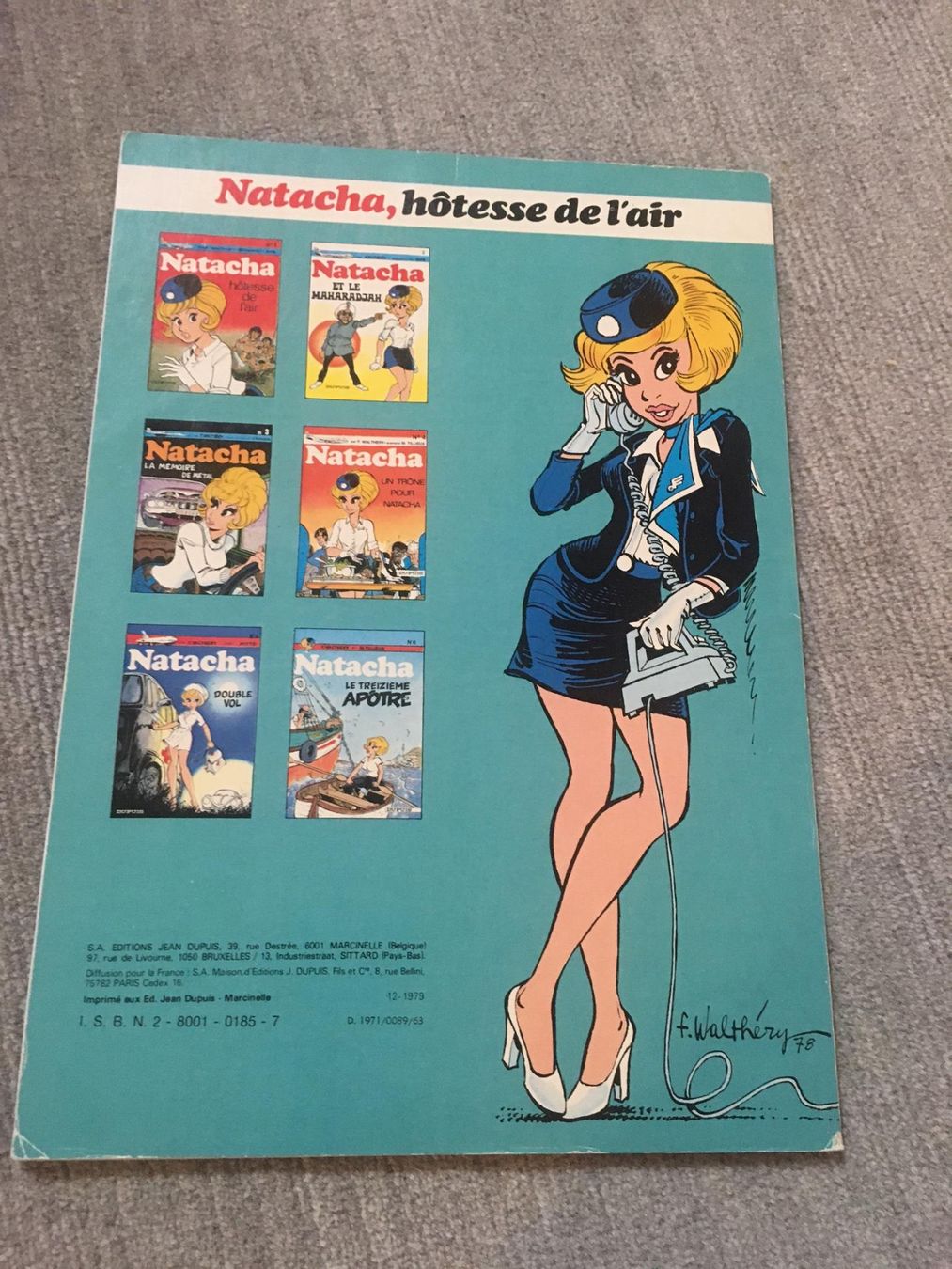 BD Natacha n° 1 Natacha hôtesse de l'air 1979 (Gebraucht) in Farvagny ...