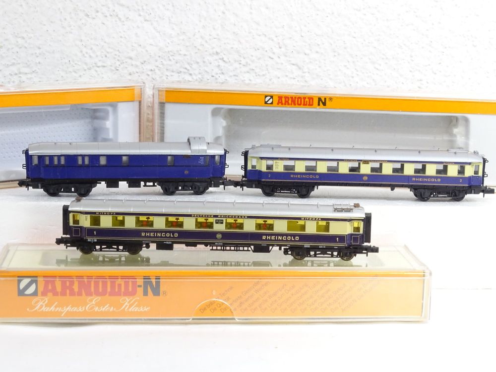 Arnold Rheingold Set, 3 Teilig, 3313+ 3855+ 3302, Spur N,OVP (Gebraucht) in Wohlen für CHF 13 ...