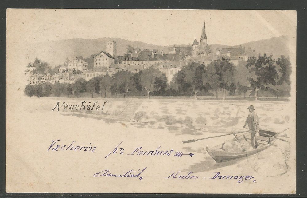 Carte P de 1901 ( Neuchâtel ) (Gebraucht) in La Russille für CHF 3.2 – mit Lieferung auf Ricardo ...