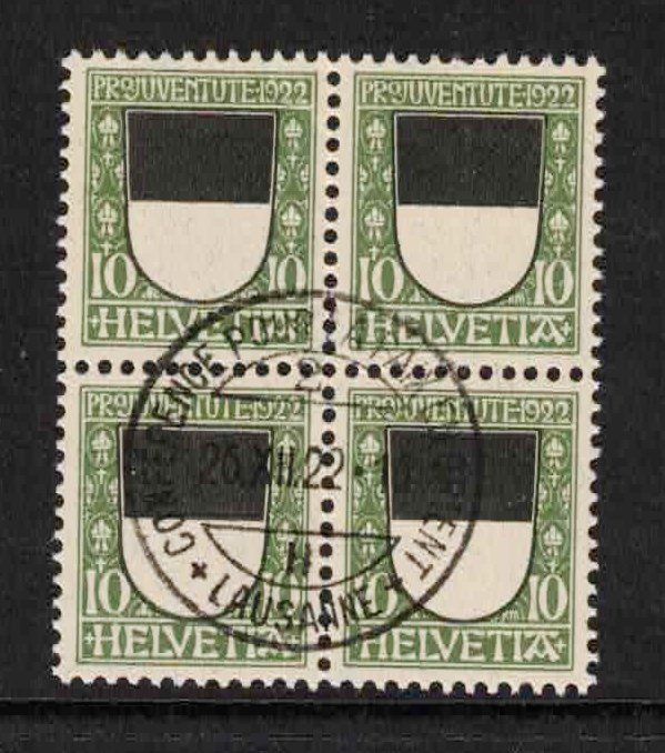 Pro Juventute 1922, J22 im 4er-Block ʘ (Neu (gemäss Beschreibung)) in Nuglar für CHF 15 – mit ...