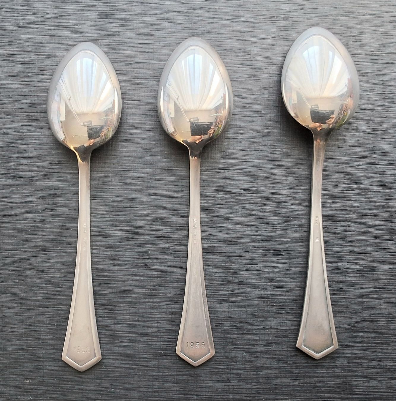 3 versilberte Schützen - Löffelchen PEKA (1952 und 1956) (Gebraucht) in ...