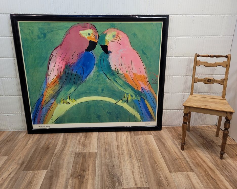 Walasse Ting 2 Parrots Papagei Druckgrafik 1990 Yves Rivière | Kaufen ... Walasse Ting 2 Parrots Papagei Druckgrafik 1990 Yves Rivière | Kaufen ...