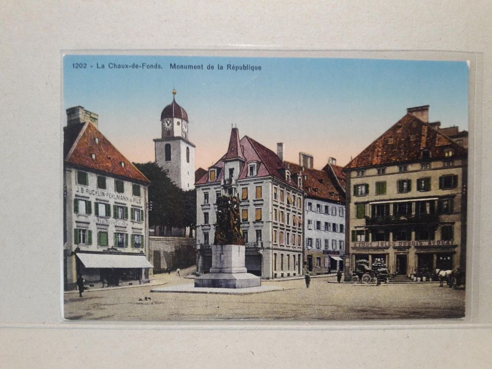 LA CHAUX - DE - FONDS - Le Monument de la République (Gebraucht) in Delémont für CHF 1.6 – mit ...