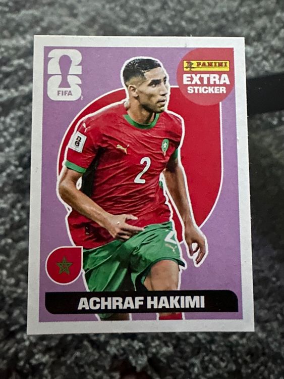 Panini Extra Sticker Achraf Hakimi FIFA WM 2026 Sammlerst... (Gebraucht ...