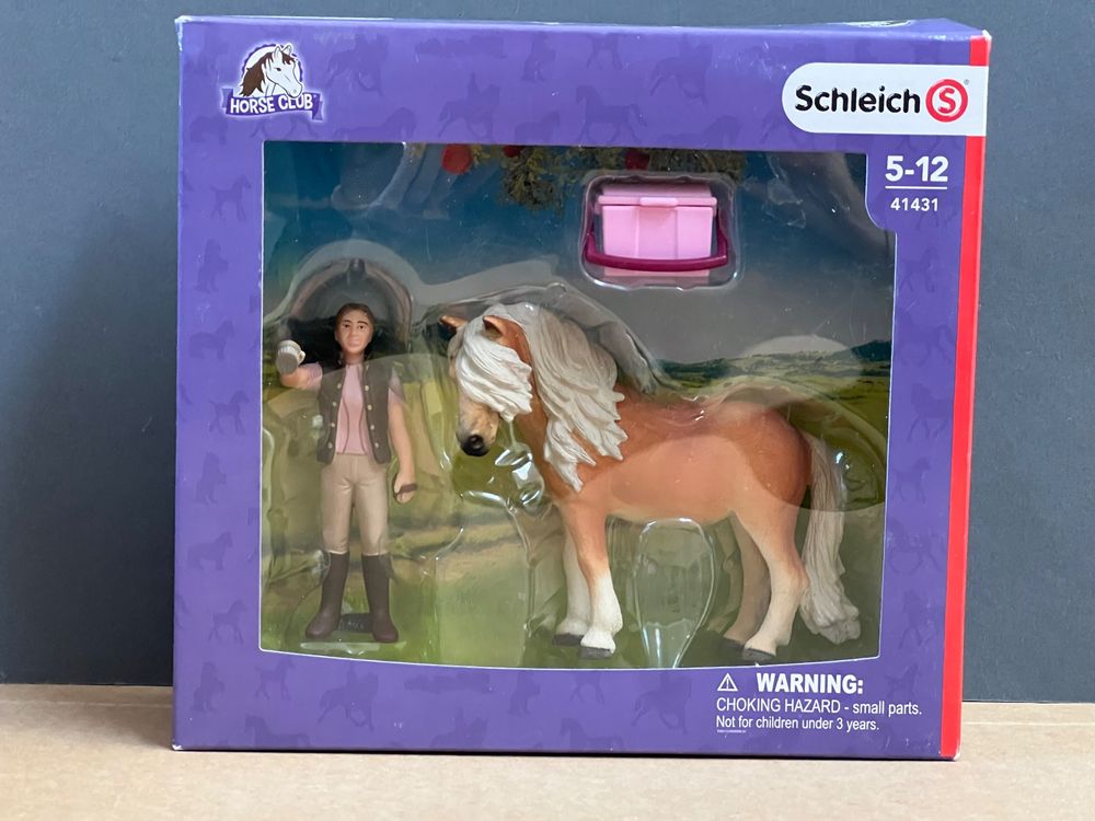 NEU Schleich 41431 Pferdepflegerin Island Pony Stute Pferd (Neu (gemäss Beschreibung)) in ...