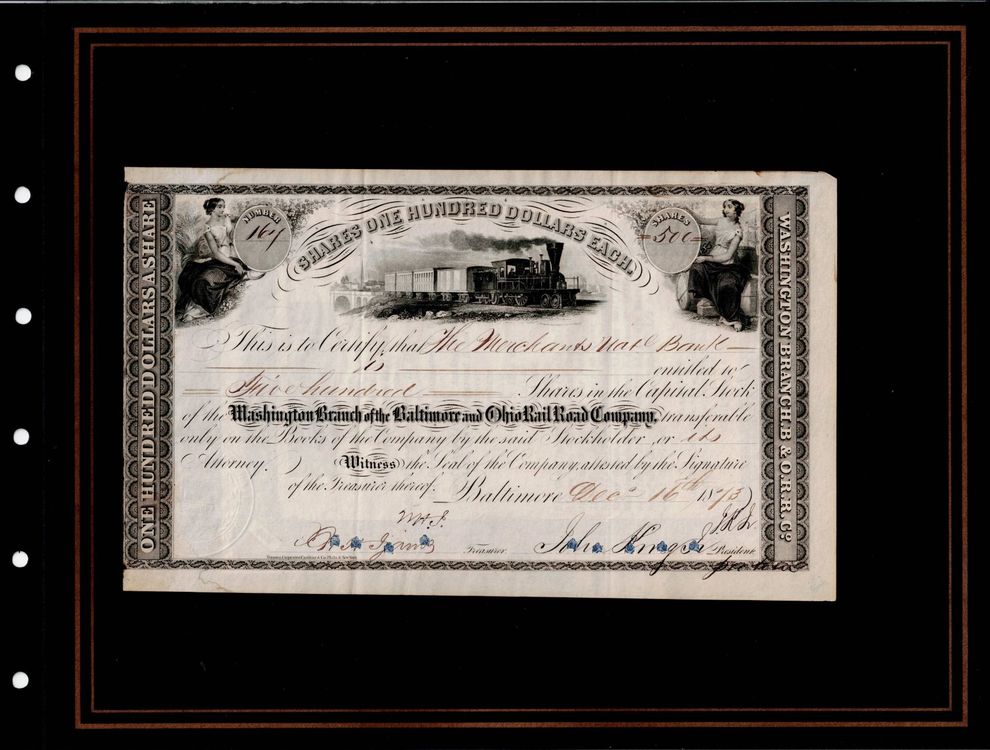 Washington Branch of the Baltimore and Ohio Rail Road (Gebraucht) in ...
