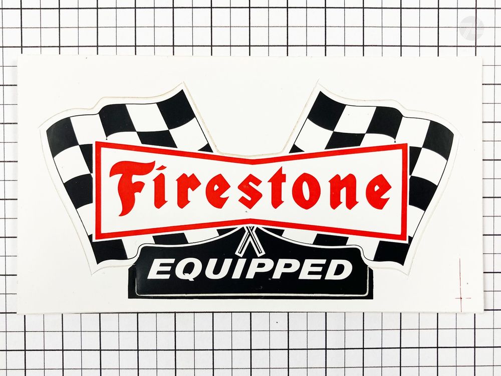 FIRESTONE Aufkleber Sticker Abziehbild Kleber Vintage 70s | Kaufen auf ...