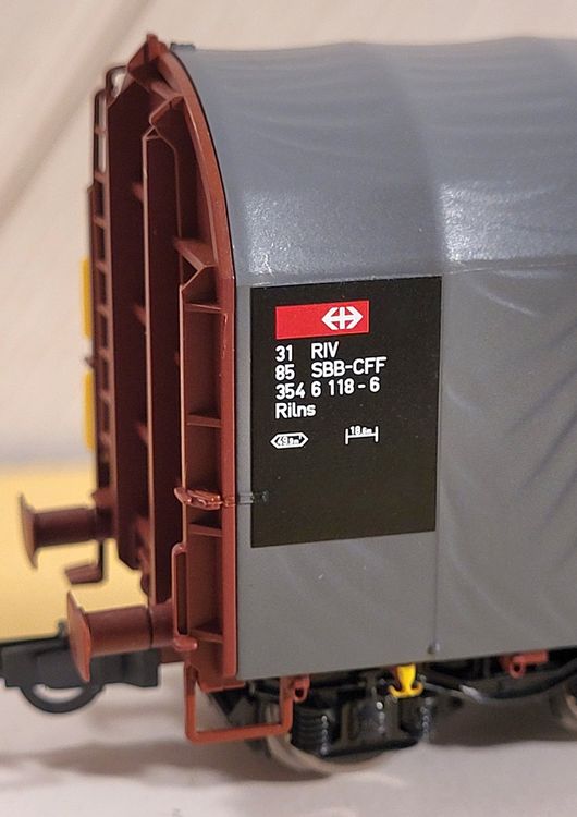 SBB - ROCO - 47606 - "SCHIEBEPLANWAGEN" - Rilns - neuwertig (Neu ...