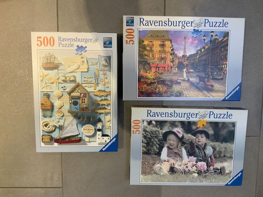 Ravensburger Puzzle 3 x 500 Teile | Kaufen auf Ricardo