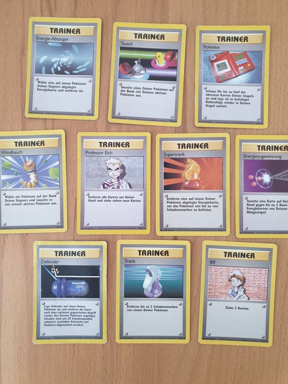 Pokemon Base set Sammlung / Trainer in Deutsch | Kaufen auf Ricardo