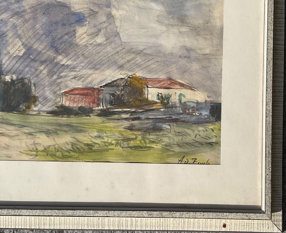 Adolf FUNK (1903-1996) Mischtecknik | Kaufen auf Ricardo