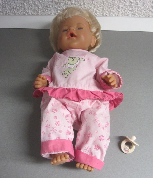 Vintage Baby Born Puppe mit blonden Haaren (Gebraucht) in Sirnach für ...