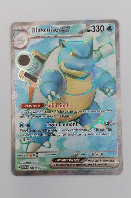 Blastoise ex (184/165 Holo Set 151) NM / ENG | Kaufen auf Ricardo
