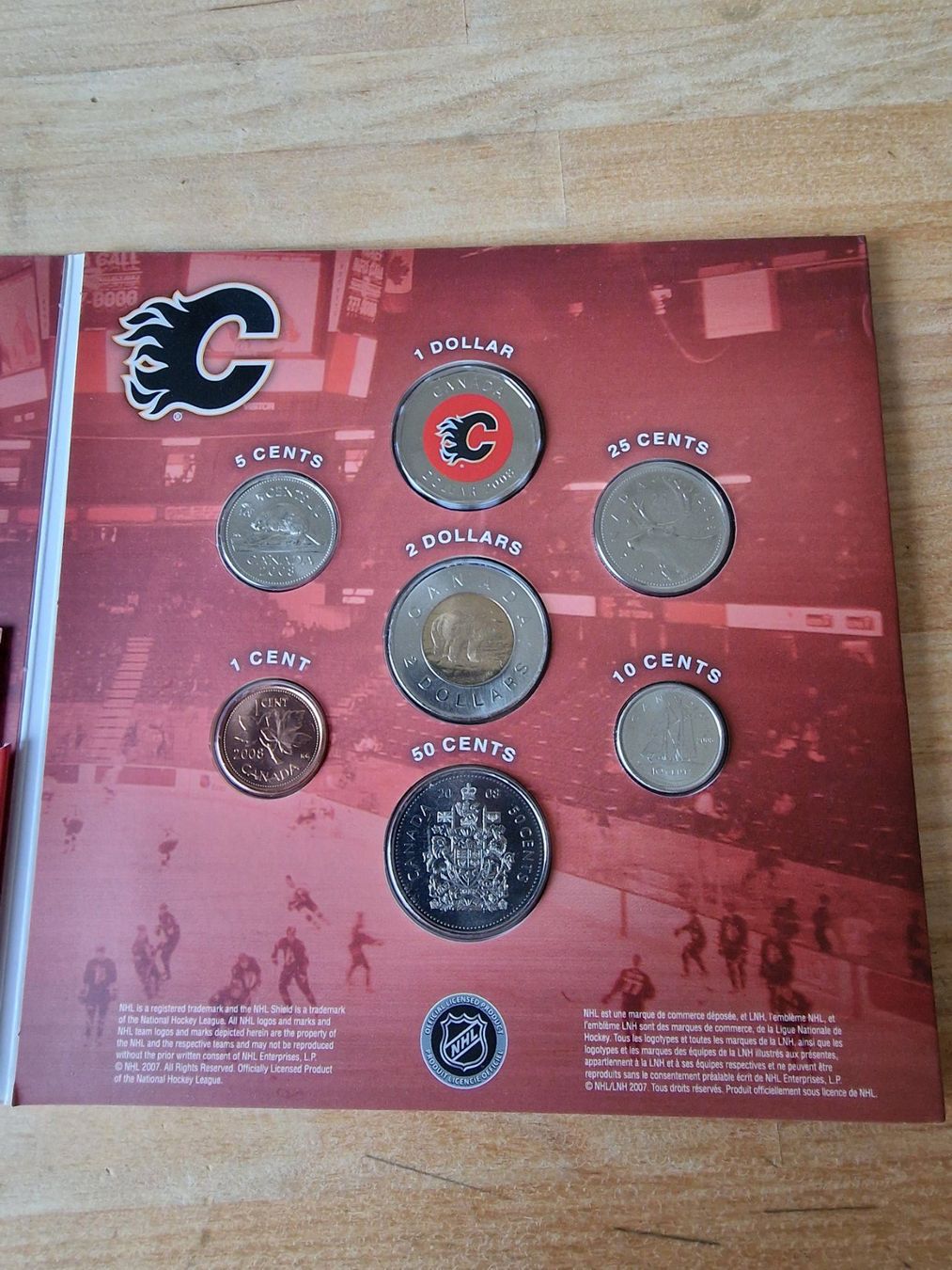 Calgary Flames (NHL) Commemorative Coin Set 2008 (Gebraucht) in Kriens ...