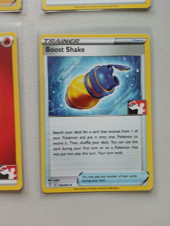 Boost Shake - Pokemon TCG Prize Pack Stamp Stempel | Kaufen auf Ricardo