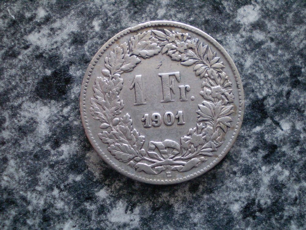 1 Fr.1901 !!! Rar !!! ab 1.- !!! (Gebraucht) in Dierikon für CHF 4 – mit Lieferung auf Ricardo ...