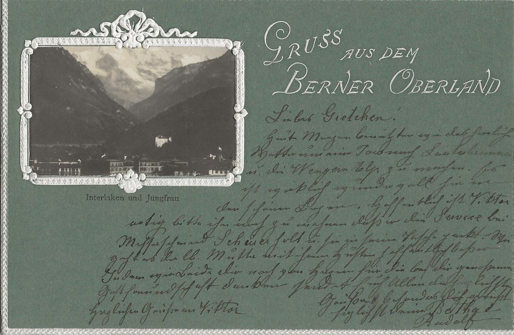 Berner Oberland, Interlaken, Prägedruck (Gebraucht) in Frauenfeld für CHF 4.8 – mit Lieferung ...