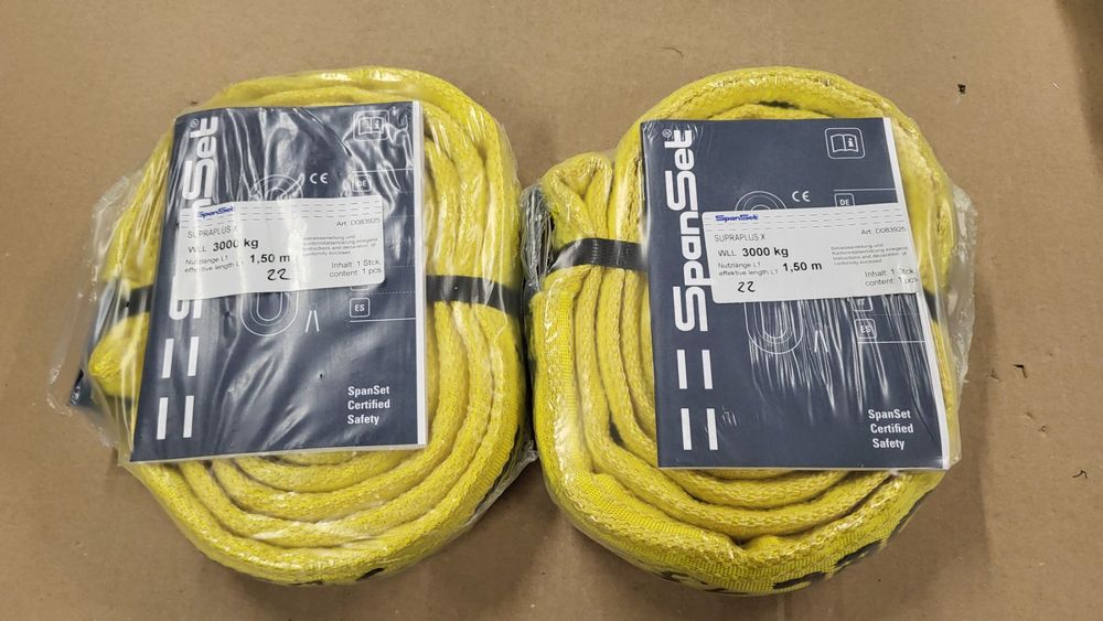 2 x SpanSet SupraPlus Rundschlinge Struppe 3T 1.5M 2022 Neu | Kaufen ...