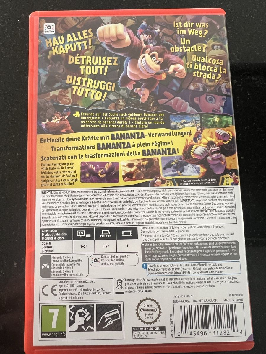 Nintendo Switch Spiel: Donkey Kong Bananza (Gebraucht) in Hagendorn für ...