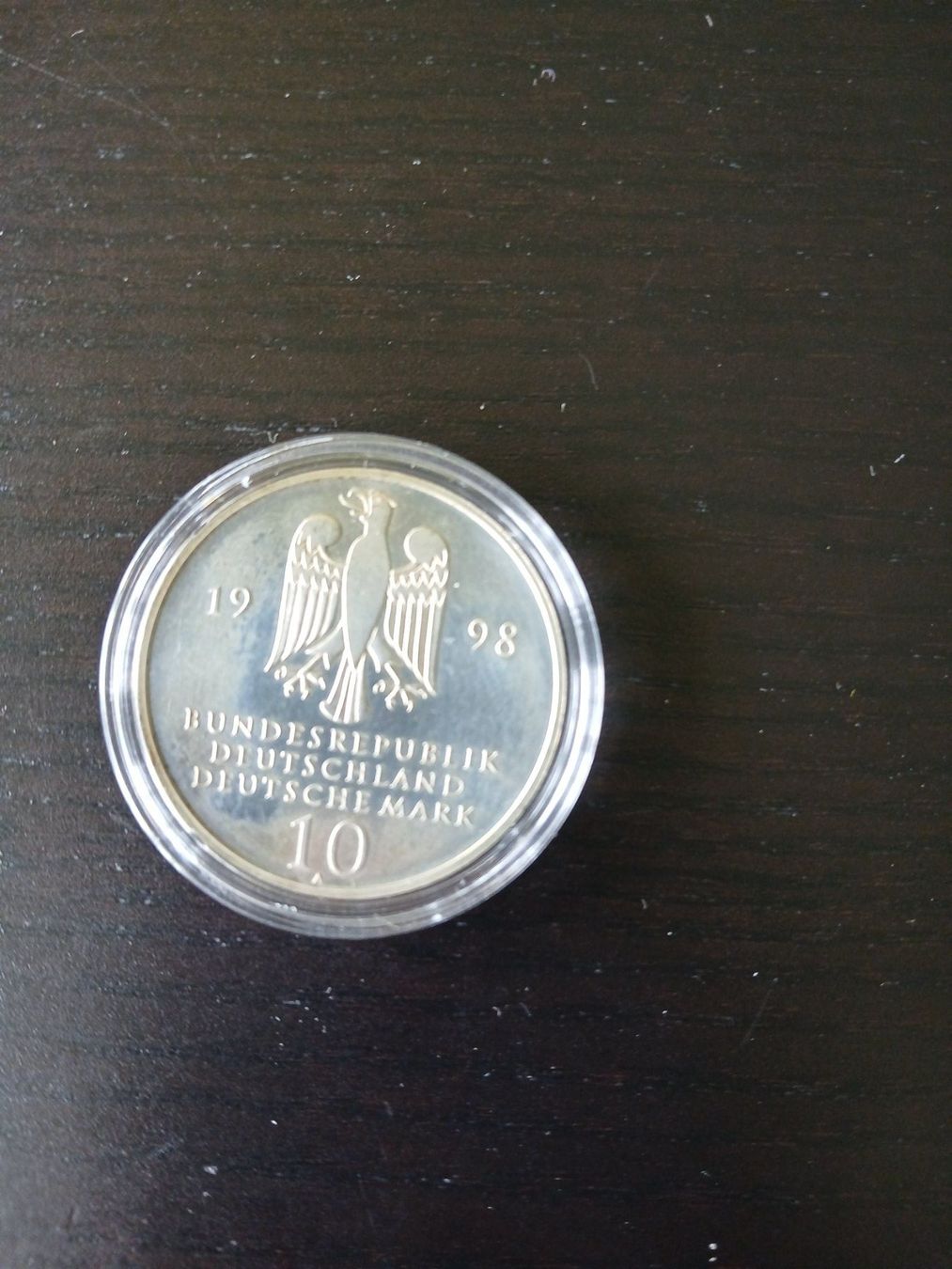 Silber 10 Mark Münze Fränkische Stiftung 1998 (Gebraucht) in Niederried ...
