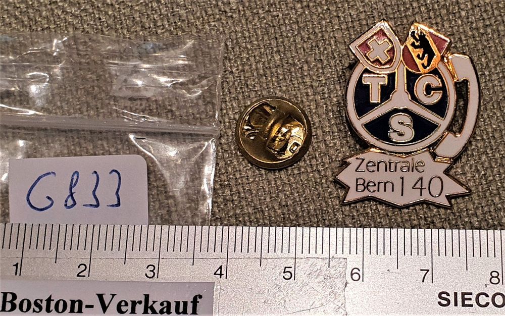 G833 Pin Schweizer TCS Zentrale Bern 140 (Gebraucht) in Reinach BL für ...