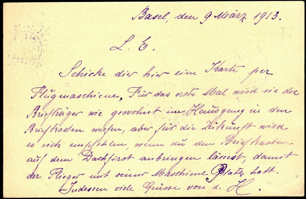 Flugtag Basel + Vorläufer II auf Landi Bern Karte SBK 800.- (Neu und ...