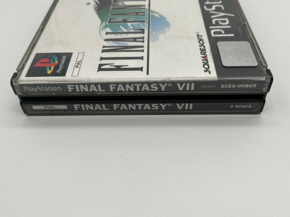 Final Fantasy 7 VII 3 Discs PS1 Playstation Sony OVP (Gebraucht) in St ...