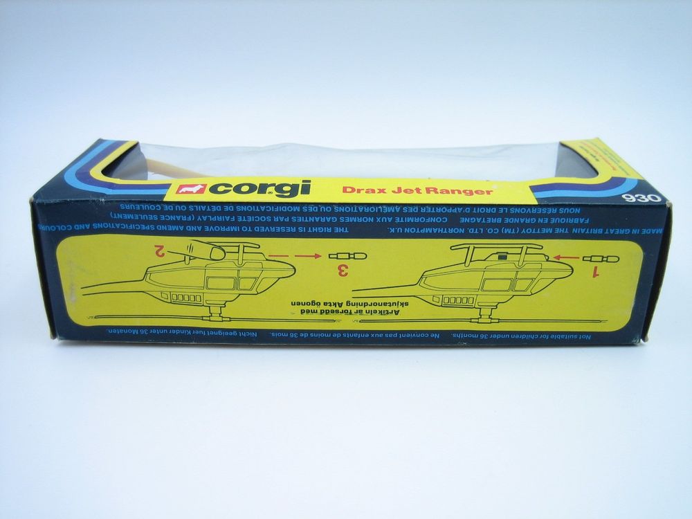 Corgi James Bond 007 Moonraker Drax Jet Ranger RAR (Gebraucht) in ...