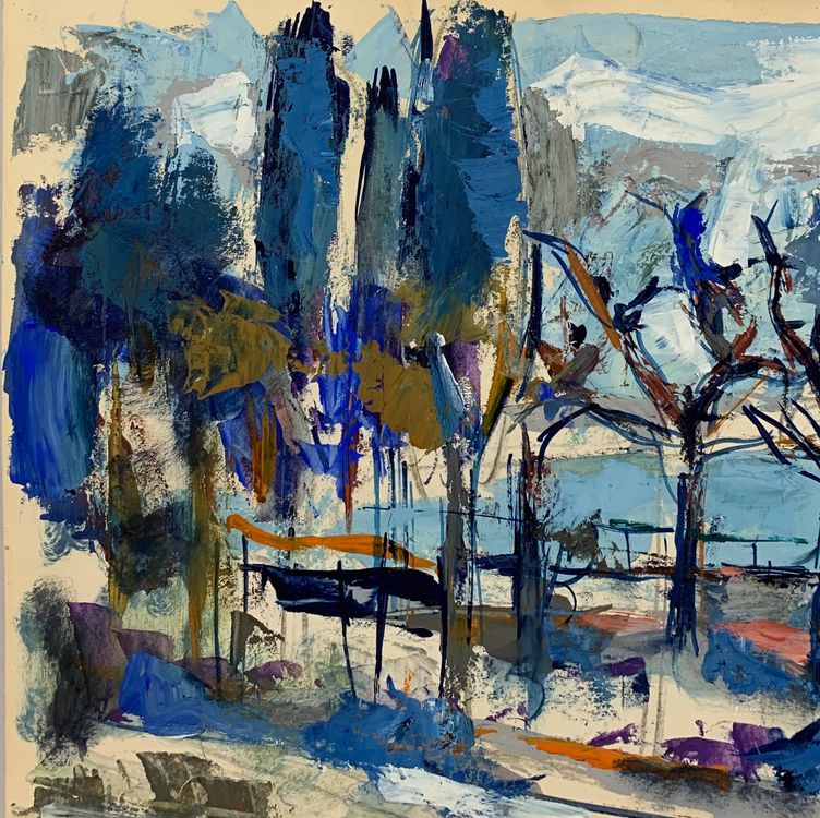 Mario Comensoli (1922-1993) Landschafts Gemälde (Gebraucht) in Root für ...