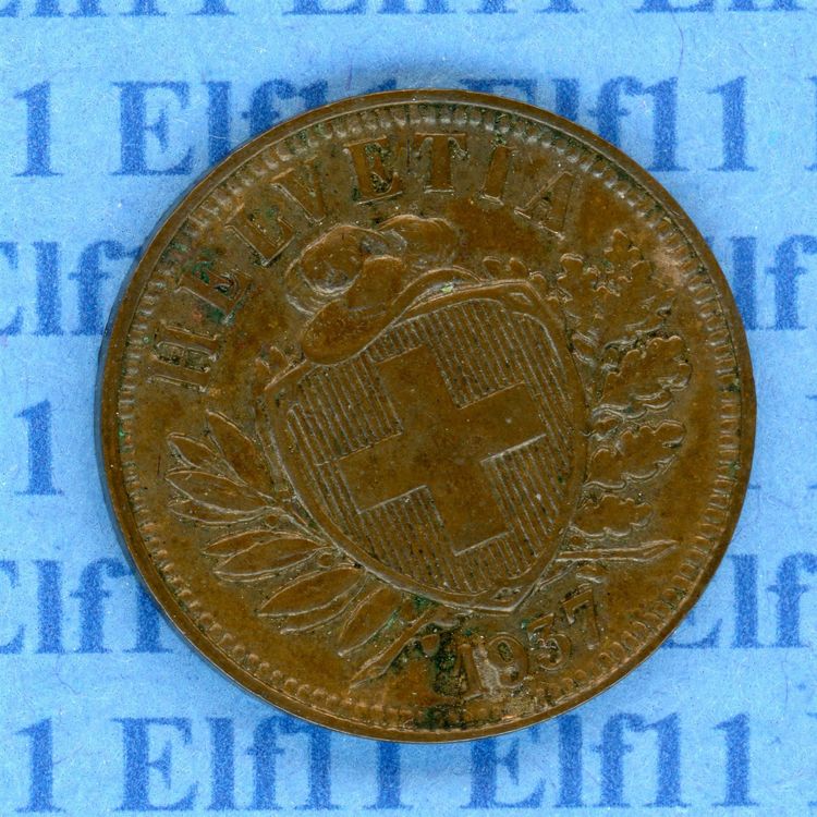 CHF___0.02 1937 -vz 2 Rappen | Kaufen auf Ricardo