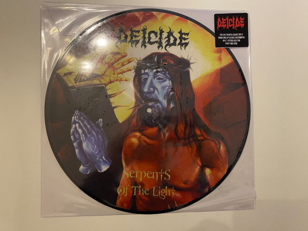 DEICIDE - Serpents of the Light - US Death Metal Picture Dis (Neu (gemäss Beschreibung)) in Egg ...
